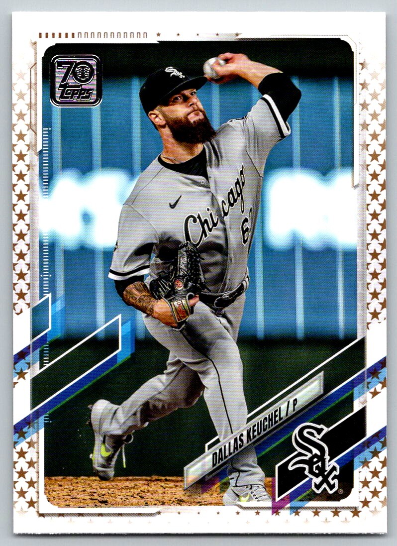 2021 SERIES 2 GOLD STAR PARALLEL DALLAS KEUCHEL CHICAGO WHITE SOX #488 ...