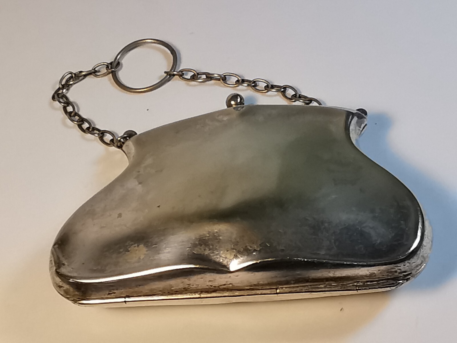 Vintage silver-plated small change purse / case | eBay