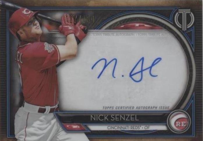 2020 Topps Tribute - Tribute Autographs Nick Senzel #TA-NSZ Blue /150 ...