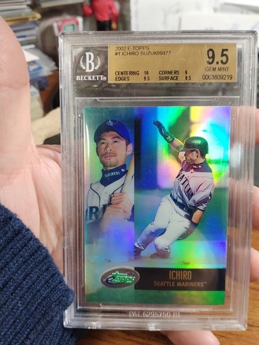2002 E-Topps Ichiro Suzuki Card BGS 9.5 Gem Mint Seattle Mariners | eBay