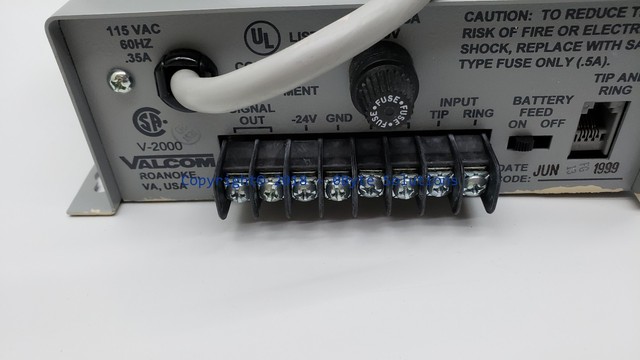 Valcom V-2000 System Integrated Single Zone Page Control Unit 1 for ...