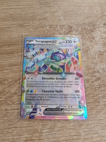 Terrapagos Ex 092/131 Carte Pokémon Ev08.5 Évolution Prismatique Neuf ...