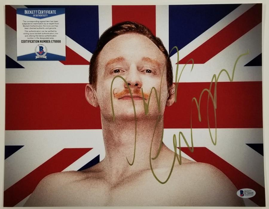 JACK GALLAGHER Signed 11x14 Photo #2 Claffey Autograph WWE~ Beckett BAS ...