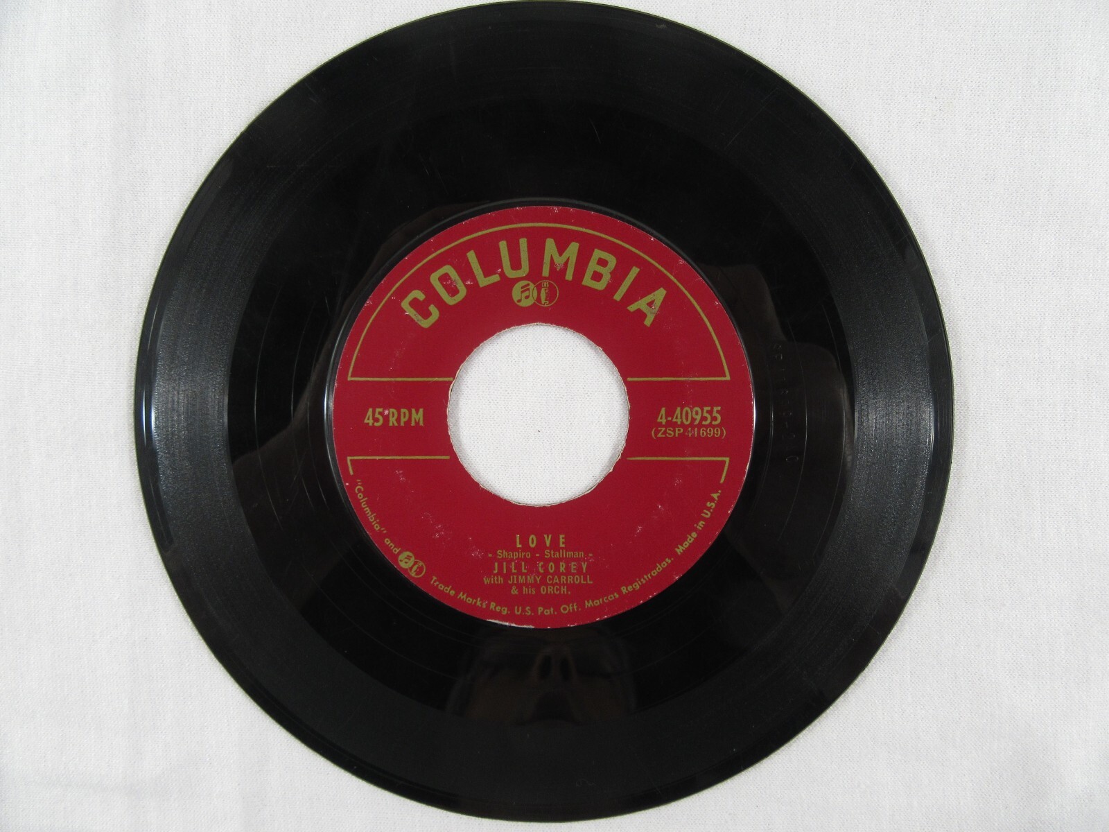 Jill Corey Love Me To Pieces / Love 45 RPM Single 1957 | eBay