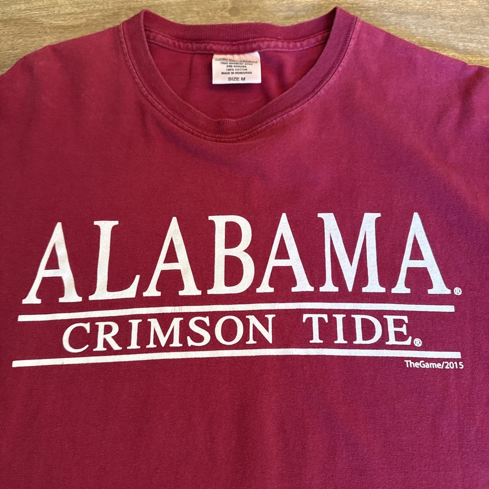 Comfort Colors University of Alabama Football Crimson Tide T Shirt M ...