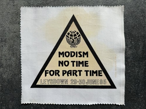 Original LEYSDOWN 1985 British Phoenix Society Mod SCOOTER RALLY Patch ...