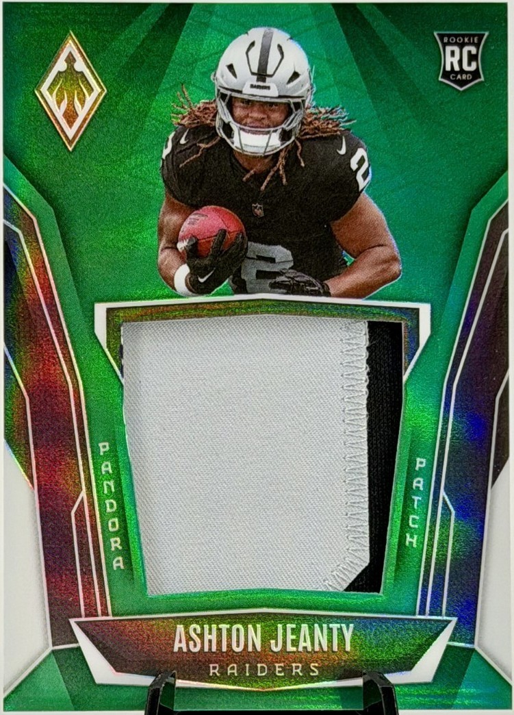 2025 Panini Phoenix - Pandora Patch Ashton Jeanty #PAP-AJY Green /99 ...