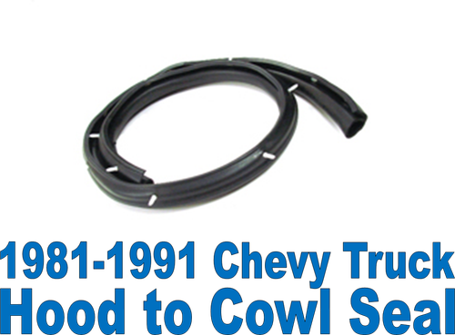 1981-1991 Chevy GMC Truck Hood to Cowl Firewall Seal Weatherstrip ...