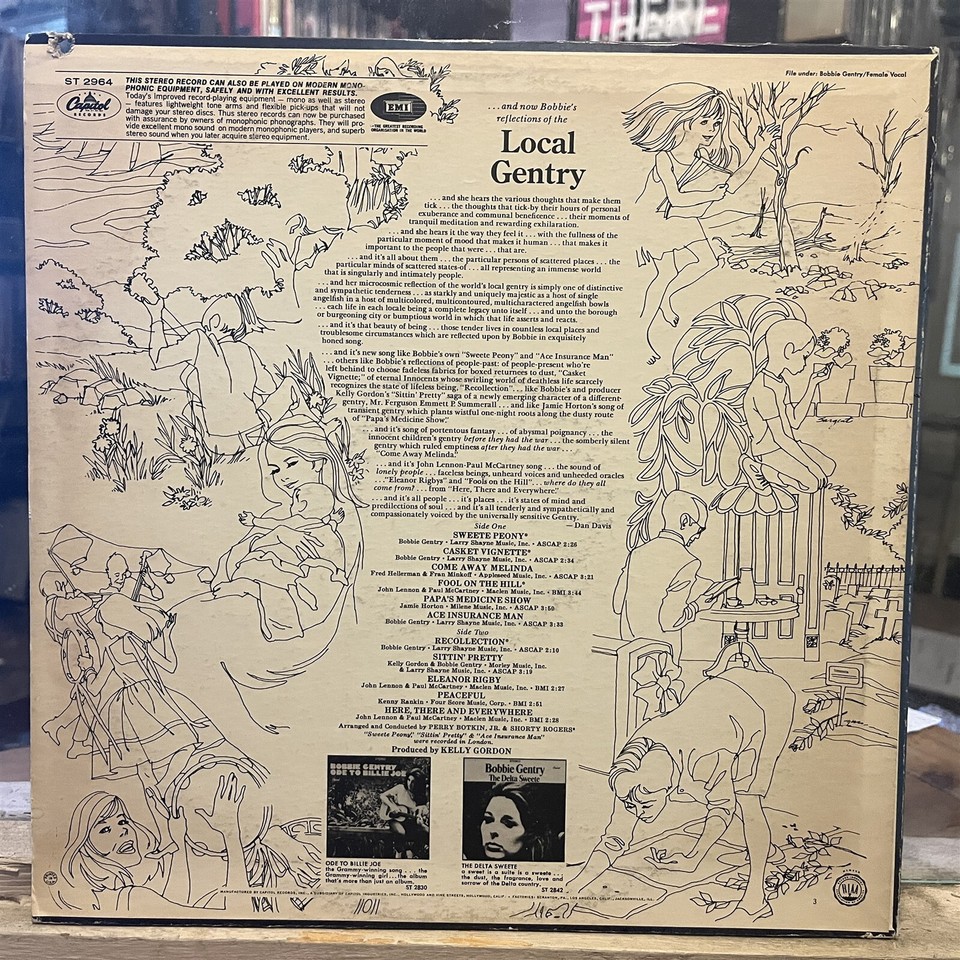 [COUNTRY]~EXC LP~BOBBIE GENTRY~Local Gentry~[Original 1968~CAPITOL ...