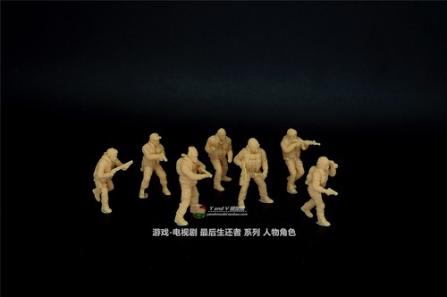 3D Printed 1/72 TV Series 《The Last of Us 》Series Characters 7-Person ...