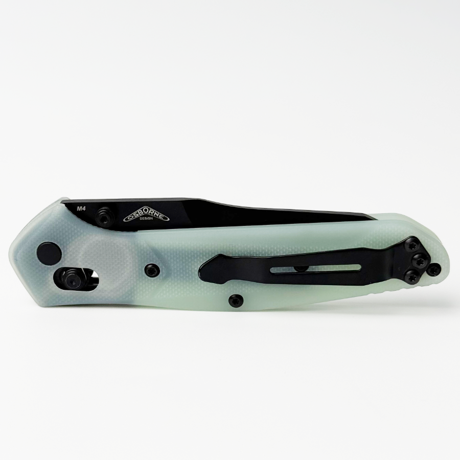 Benchmade 940BK-2004 Osborne Black CPM-S30V Blade Jade G-10 Handle ...