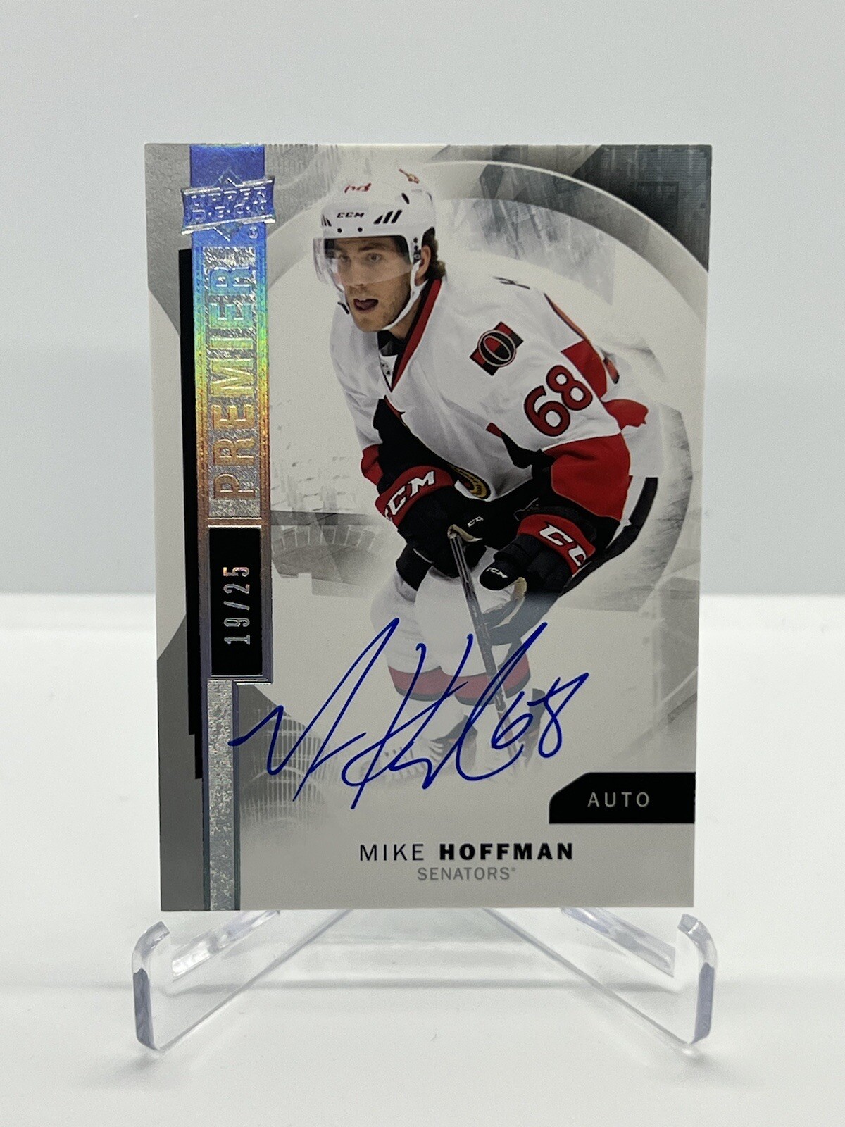 2015-16 Upper Deck Premier Mike Hoffman Silver Spectrum Autograph /25 ...