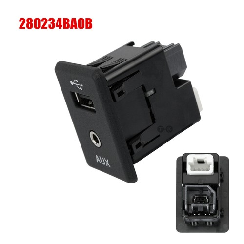 4PIN AUX Input USB Socket Port Adapter For Nissan Altima Rogue 370Z ...