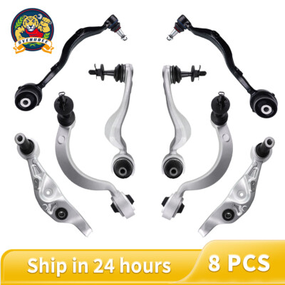 8Pcs Front Upper Lower Control Arms Kit w/Bushings Kit For 2007-2017 ...