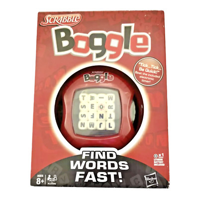 Scrabble Boggle Electronic Search Find Words Family Fun Game Hasbro NEW ...