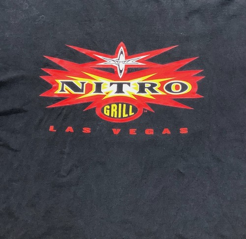 Vtg 90s WCW Nitro Grill T Shirt Wrestling Las Vegas S… - Gem