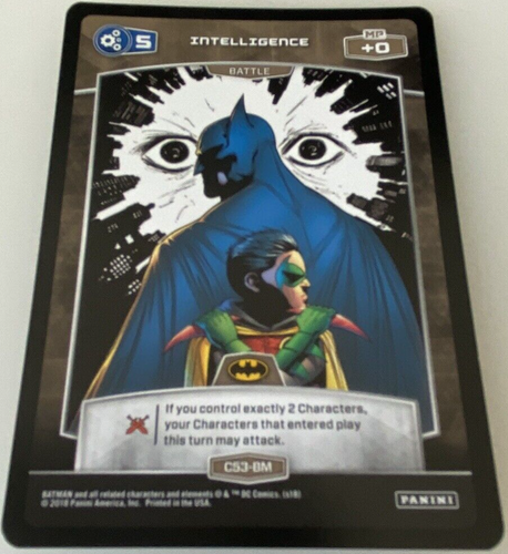 2018 Meta X Batman 5 Intelligence #C53BM Card! | eBay