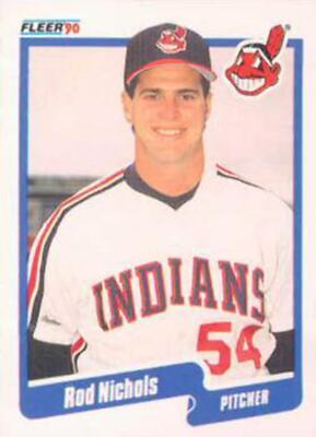 #497 Rod Nichols - Cleveland Indians - 1990 Fleer Canadian Baseball | eBay