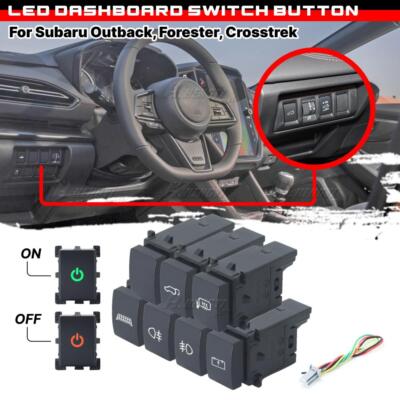 For Subaru Impreza 2016-25 Forester 2019-25 LED Dashboard Control ...