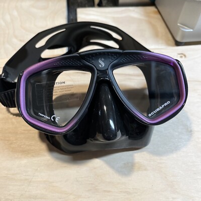Scubapro Zoom Dive Mask - Purple/Black - Snorkel / Scuba OPEN BOX | eBay