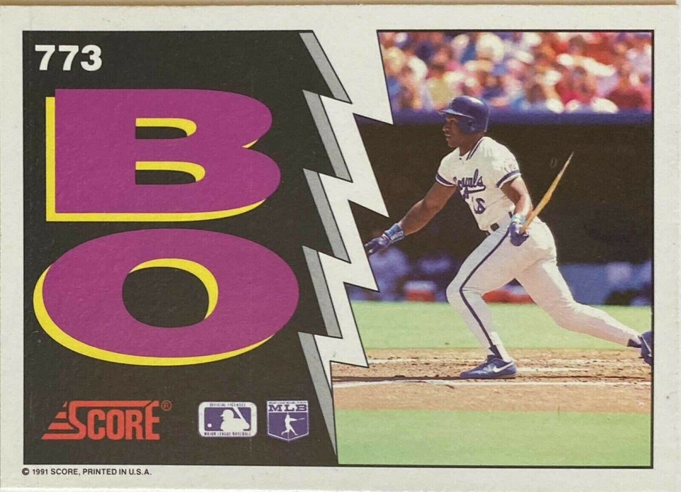Bo Jackson “BO BREAKER”•Card Back Big “BO” 1991 SCORE #773 | eBay