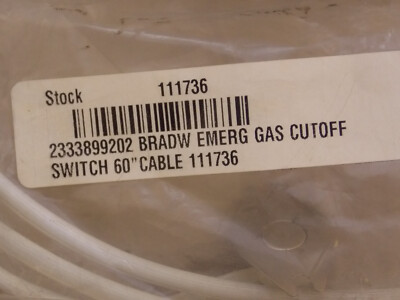 Bradford White Emergency Gas Cut Off switch with 60 in. Cable 233 ...