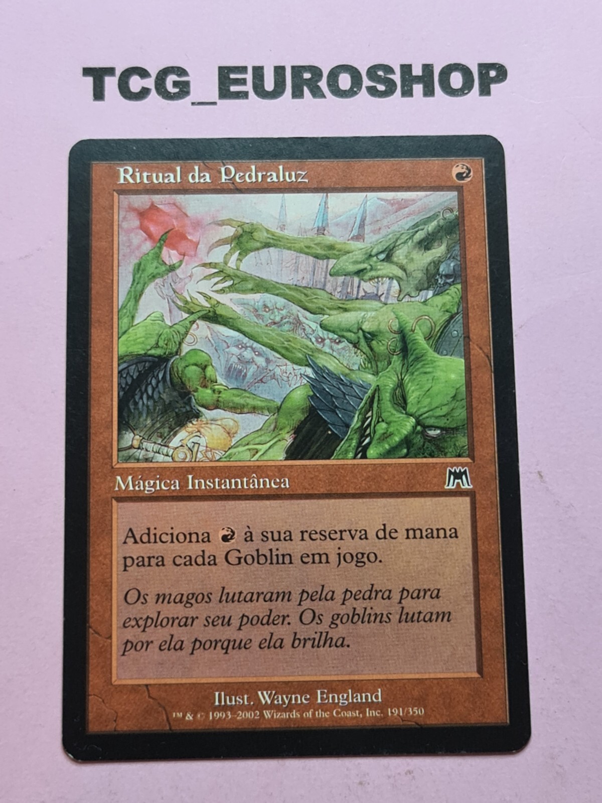 BRIGHTSTONE RITUAL | ONSLAUGHT | MTG | 2002 | PORTUGUESE | NM(-) | # ...