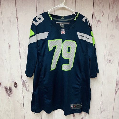 Vintage Red Bryant NFL Reebok Seattle Seahawks On Field Football Home ...