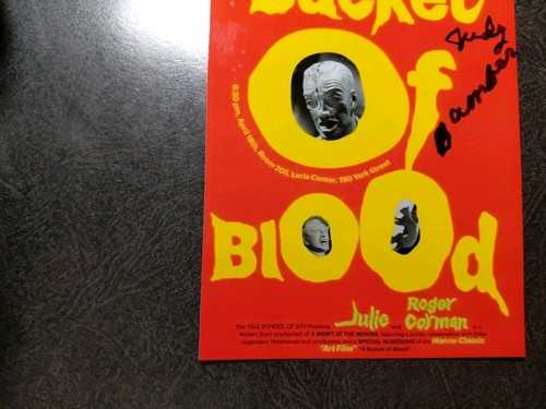 JUDY BAMBER Hand Signed 4X6 PHOTO -PIN-UP MODEL & ACTRESS- BUCKET OF ...