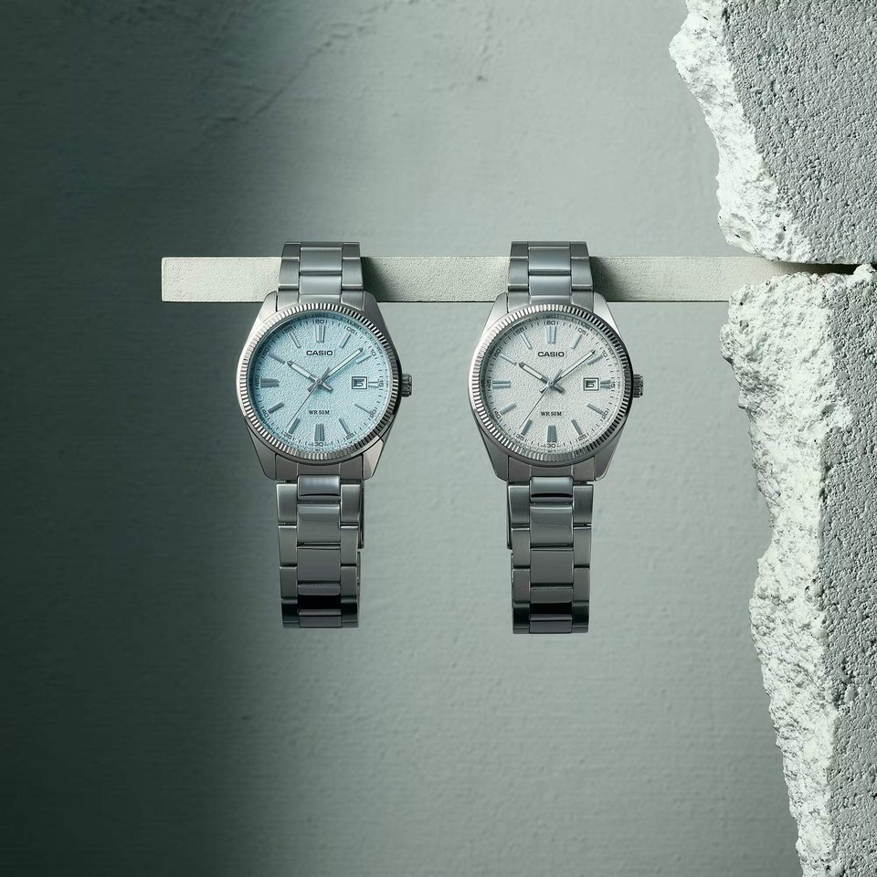 CASIO MTP-1302DA-2A2V MTP-1302DA-2A2 ICE BLUE 38.5MM QUARTZ ANALOG ...