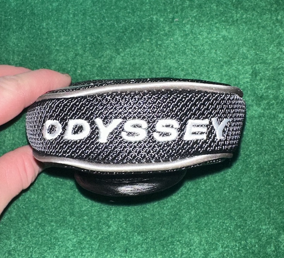 NEW Odyssey White Hot RX Mallet Putter Golf Head Cover Hook&Loop Close ...