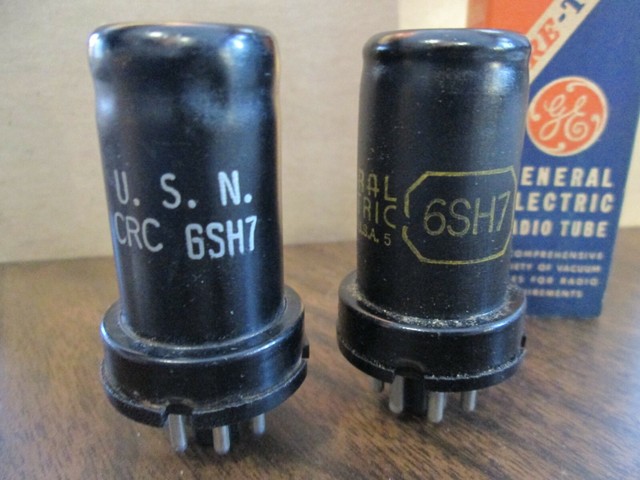 2 RCA 6SH7 Vacuum Tubes NOS Tested Matching Codes for sale online | eBay