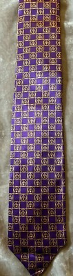 York Rite Chapter/Council Masonic Purple Necktie Freemason Fraternity ...
