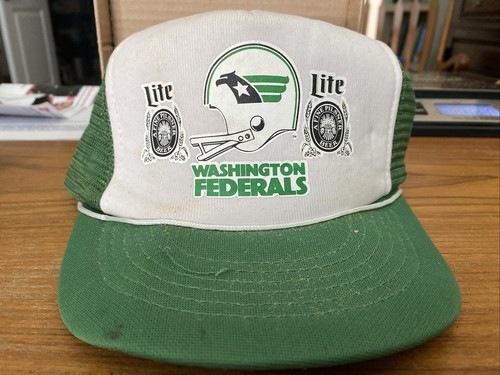 Washington Federals USFL Vintage Style Snapback Hat Cap Men's | eBay
