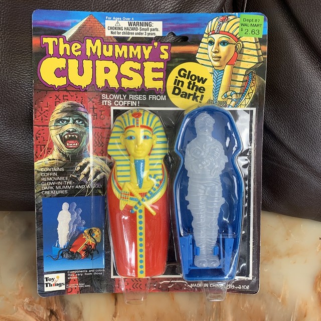 The Mummy’s Curse Action Figure Toy Glow in Dark Vintage HTF 1980 ...