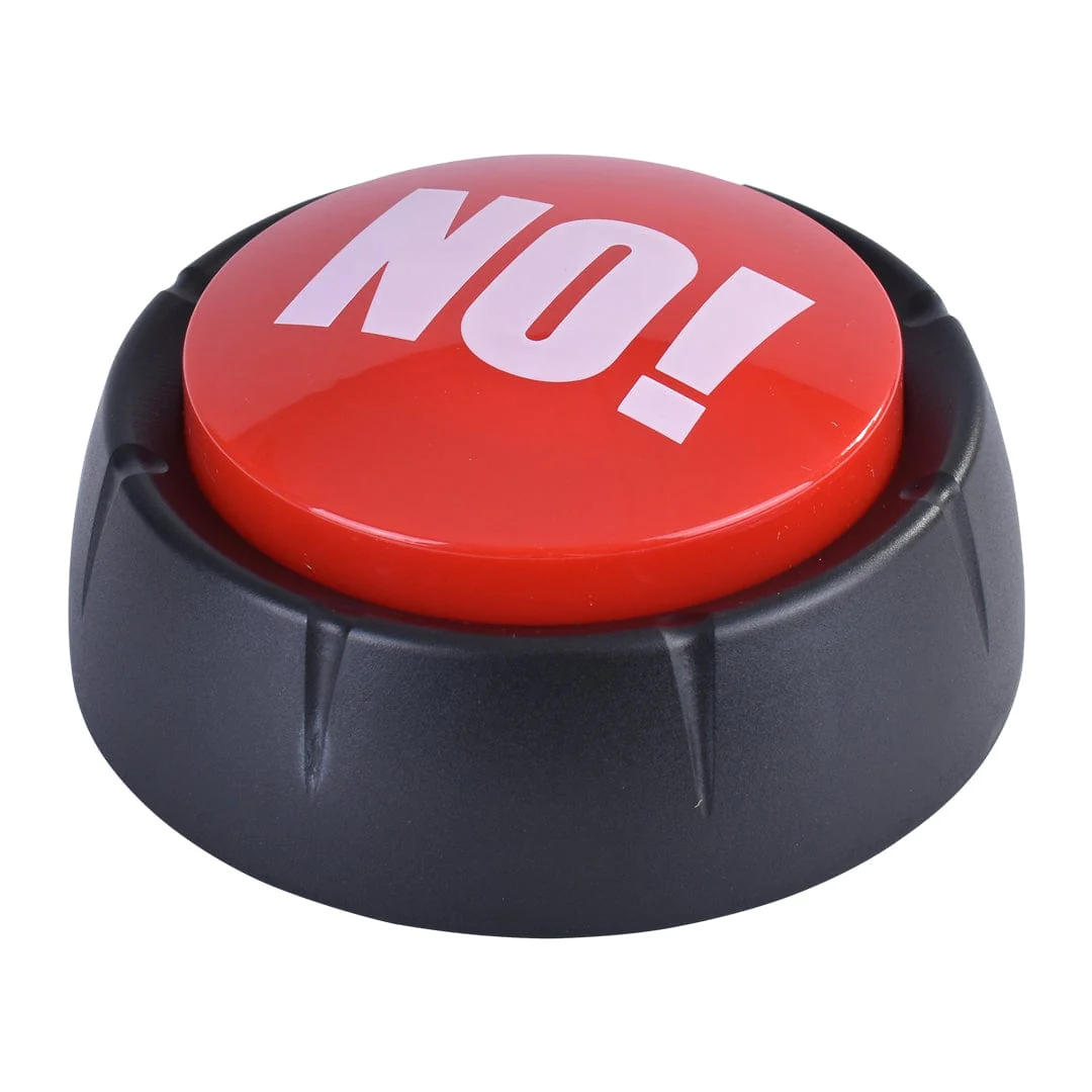 NEW The No Button - 10 Different Sayings - Novelty Gift 9348262047069 ...