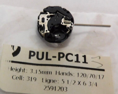 PULSAR PC 11 Quartz Movement for parts or repair. Used | eBay