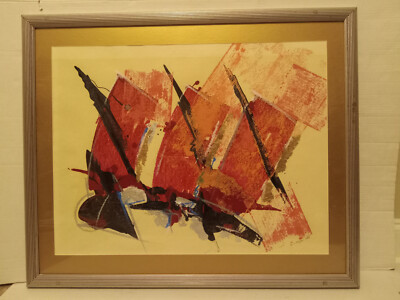 Michael Dinsmore Bigger Abtracts, Acrylic on paper Mixed Media Artwork ...