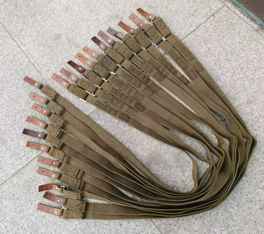 10PCS MILITARY ORIGINAL OLD SURPLUS CHINESE PLA TYPE 56 SKS GUN SLING ...