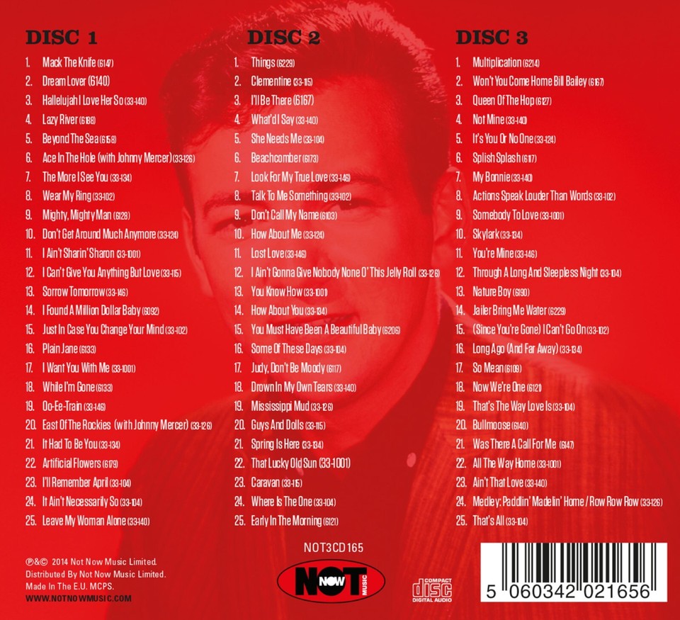 BOBBY DARIN * 75 Greatest Hits * NEW 3-CD BOX SET * All Original ...