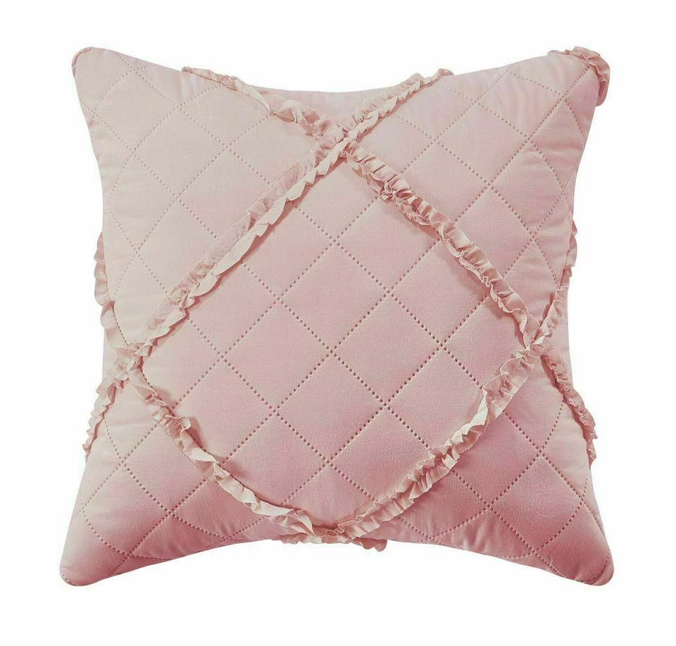 3 Piece Quilted Bedspread Bed Throw Single Double King Size Embossed ...