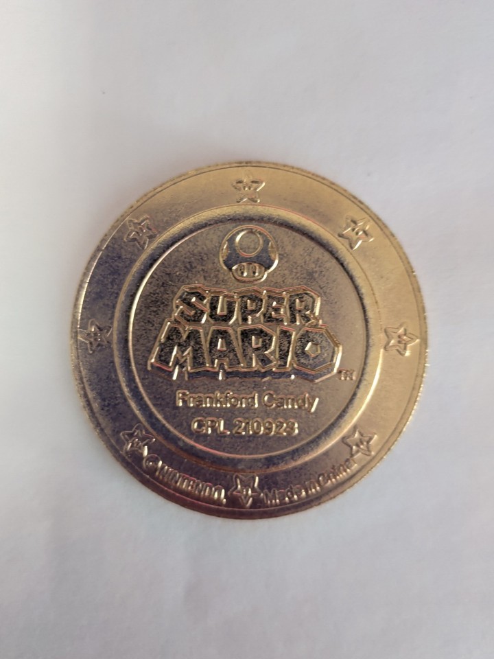 Nintendo Super Mario Bros. Frankford Candy Gold Coin Mario | eBay