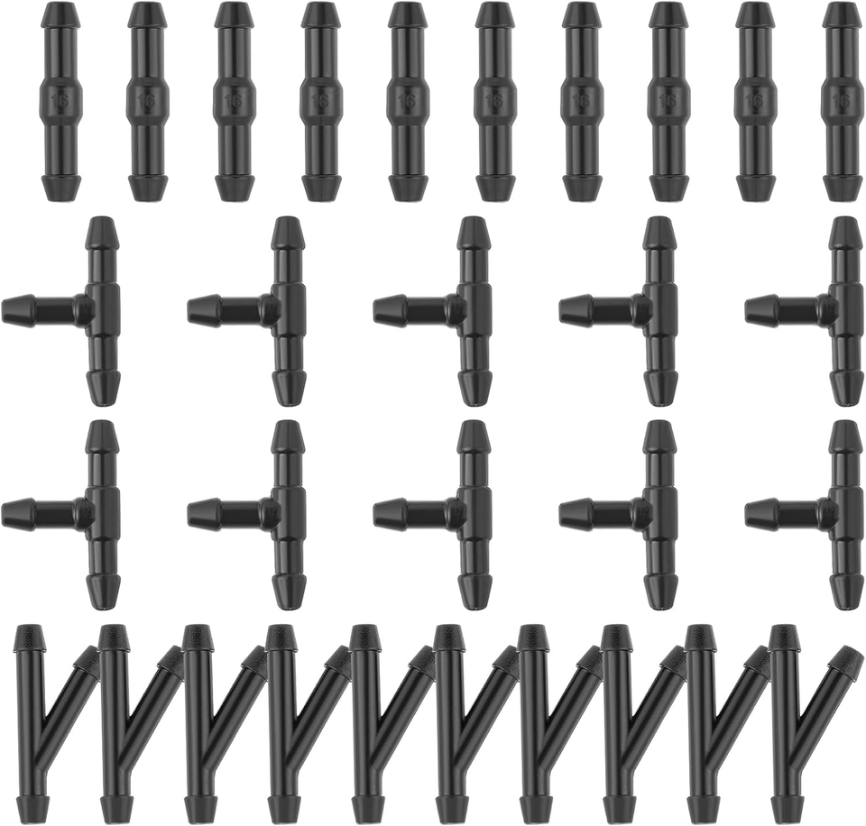 30 Pack Windshield Wipers Hose Connector Windshield Washers Tube ...