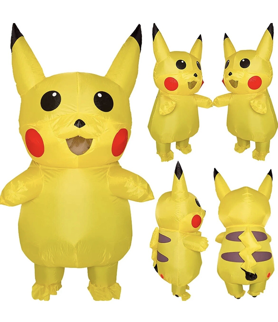 Inflatable Costume Pikachu Mascot Adult Suit Costume … - Gem