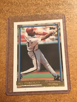 1992 Topps Gold Baseball # 14 Wes Chamberlain | eBay