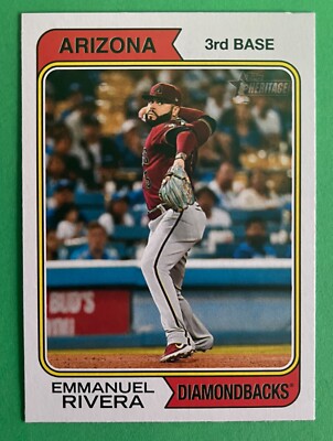 Emmanuel Rivera 2023 Topps Heritage SHORT PRINT SP Card #468 ...