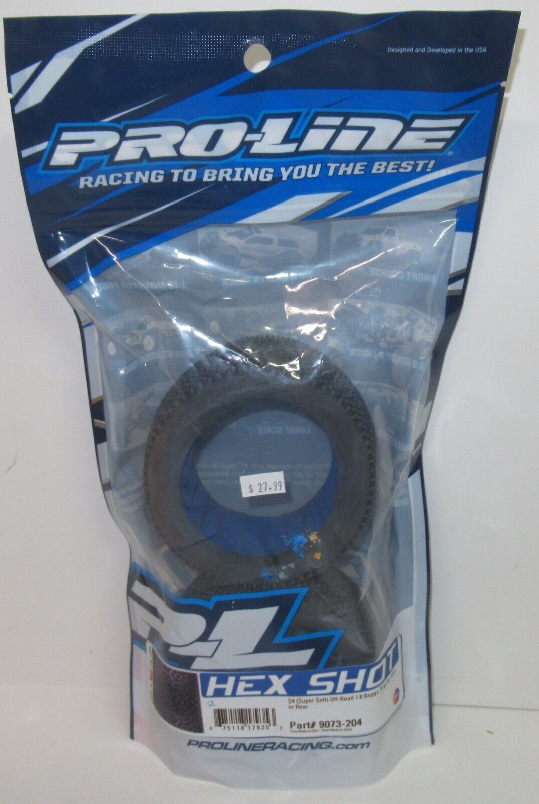 Pro-Line 1/8 Hex Shot S4 F/R Off-Road 1:8 Buggy Tires (2) #9073-204 | eBay