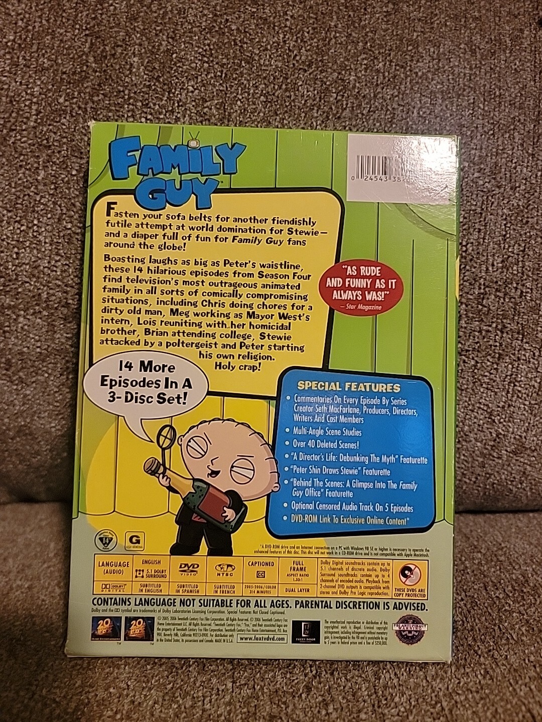 Family Guy Volume 4: Season 4 (DVD) 24543382096 | eBay