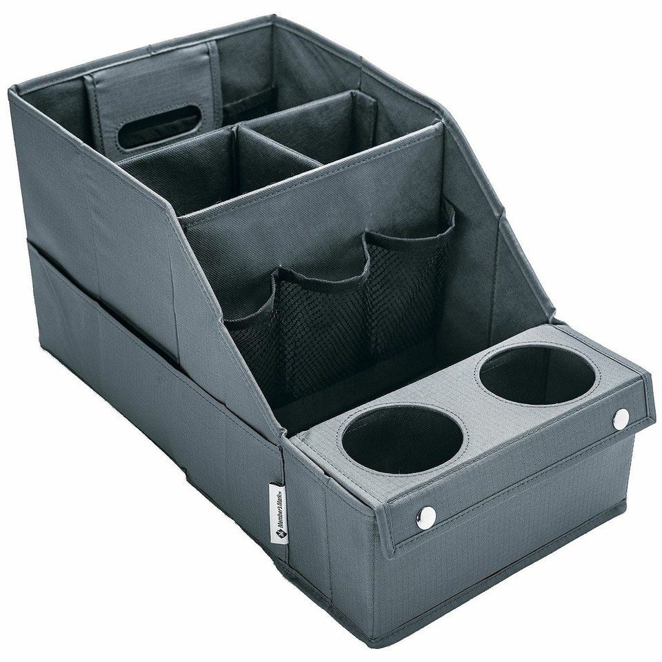 2 Pk - Car Auto Seat Storage Box Caddy Organizer Cup Holder Set (Choose ...