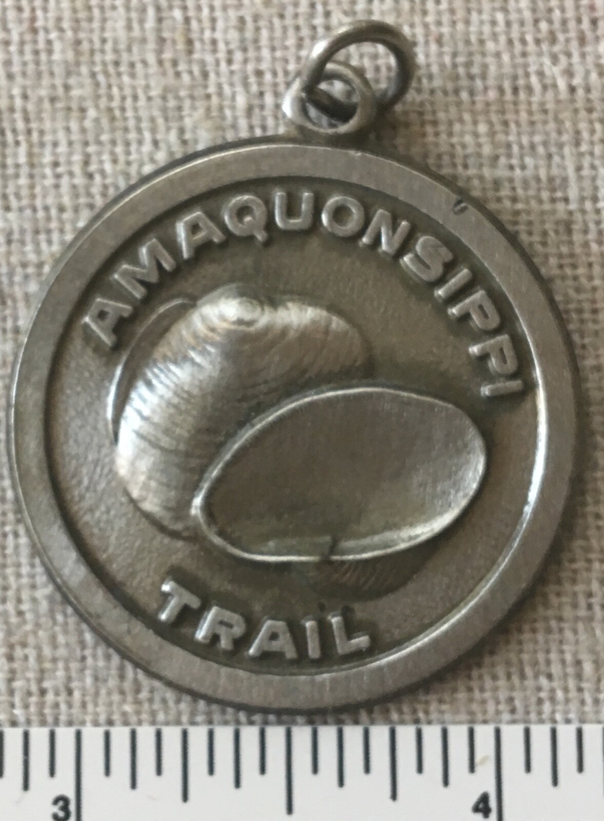 Vintage AMAQUONSIPPI TRAIL Boy Scout Medal MEDALLION BSA Scout Camp Key ...
